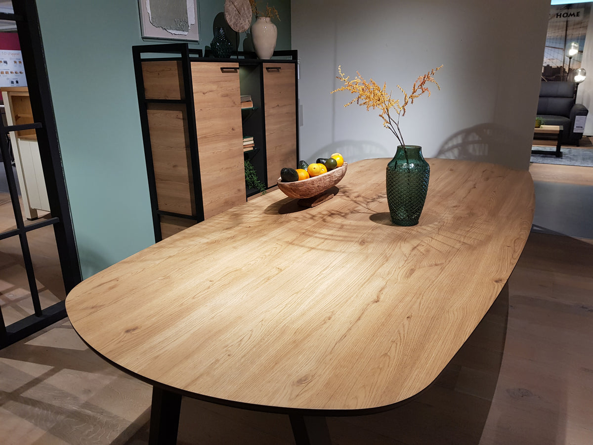 Habufa Kenia Dining Tables in Primo Laminato Against The Grain Furniture